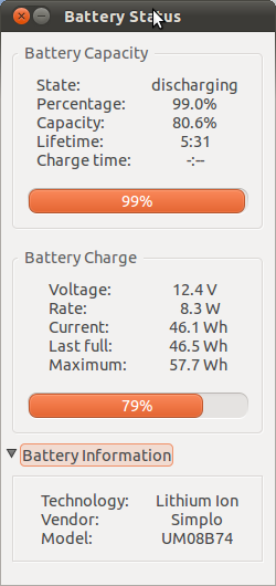 El estado de la batería de tu portatil en Ubuntu - atareao con Linux